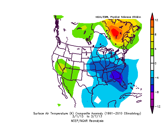 It''s a Cold March; Will April be any Warmer? | Free State Weather ...